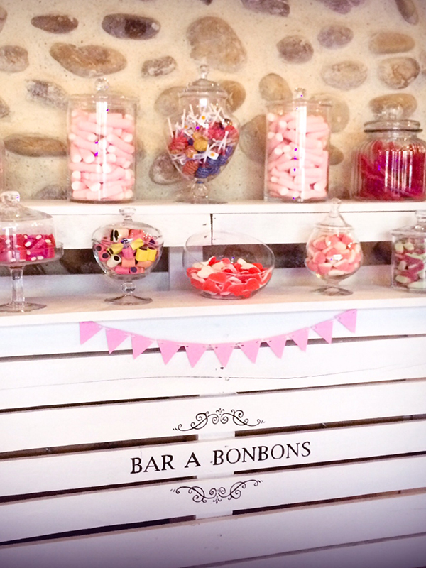 Bar à bonbons bois palette - 45€ - Ma Déco Enchantée